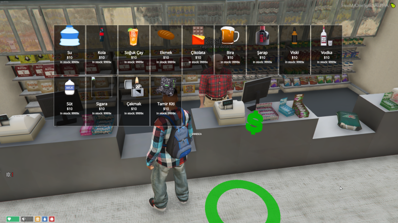 FiveM Script - Resimli Market Scripti