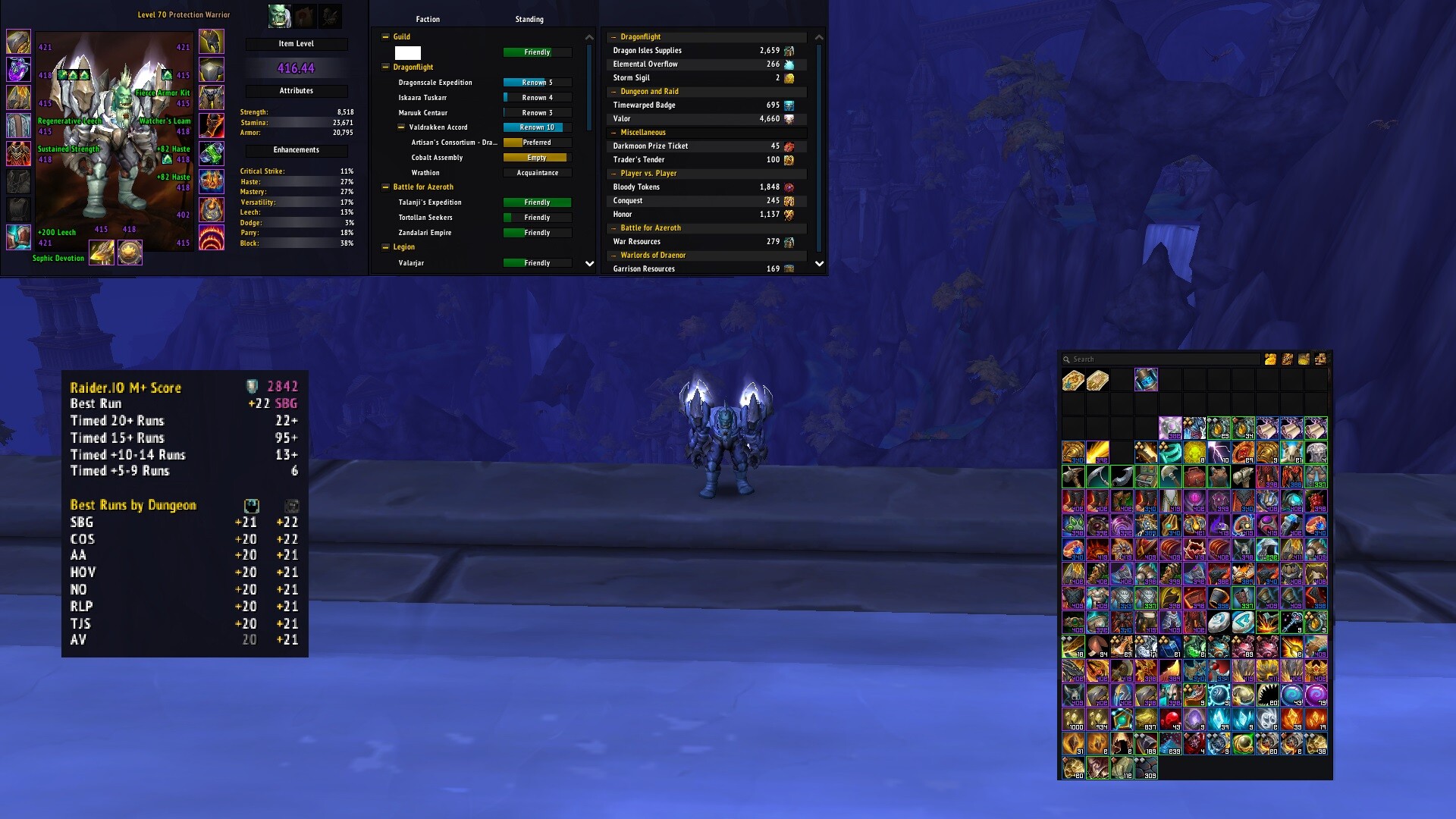 SOLD - 417 Havoc DH / 417 Prot Warrior - 2875 IO - Warglavies - Gold ...