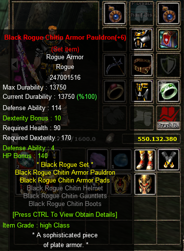 Black & Red Chitin Hakkında & Bilgi - Oyun Rehberi - CurseACS Resmi Forumu